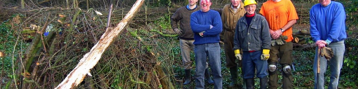 Essex Wildlife Trust Work party volunteer at Copperas Wood Nature ...